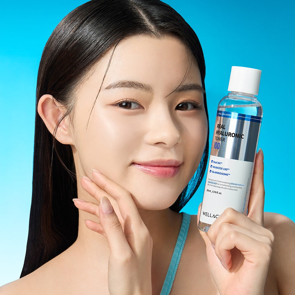Hyaluronic Acid Toner 200ml | WELLAGE Real 100 Toner – Kool Seoul